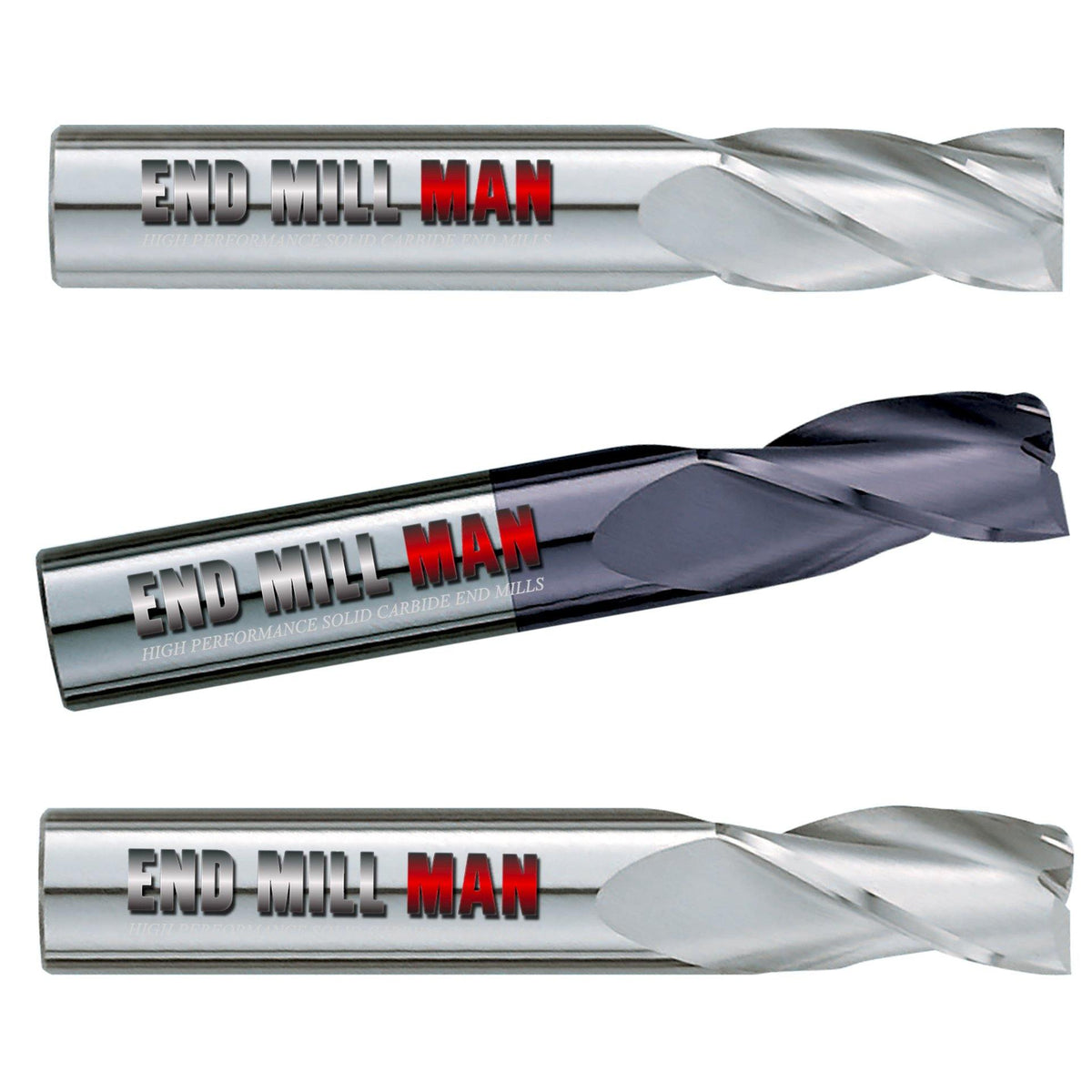(3 Pack) 16mm x 32mm x 88mm Metric Square Carbide End Mill – The End ...