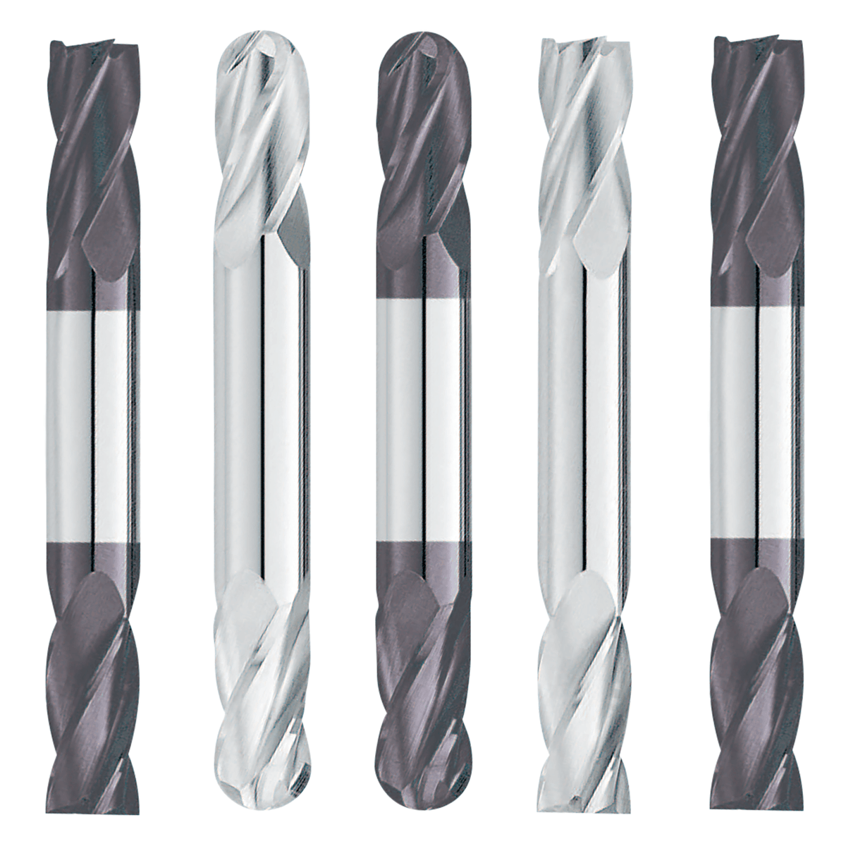 Double Ended (5 Pack) 1/4" x 1/2" LOC x 2-1/2" – The End Mill Store