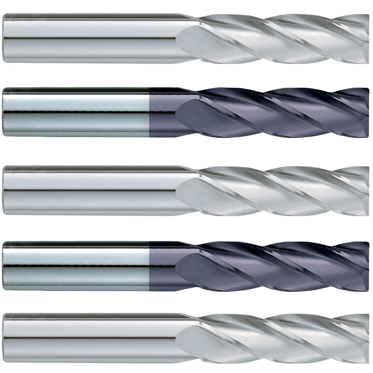 (5 Pack) 14mm x 75mm x 150mm Metric Extra Long Square Carbide End Mill ...